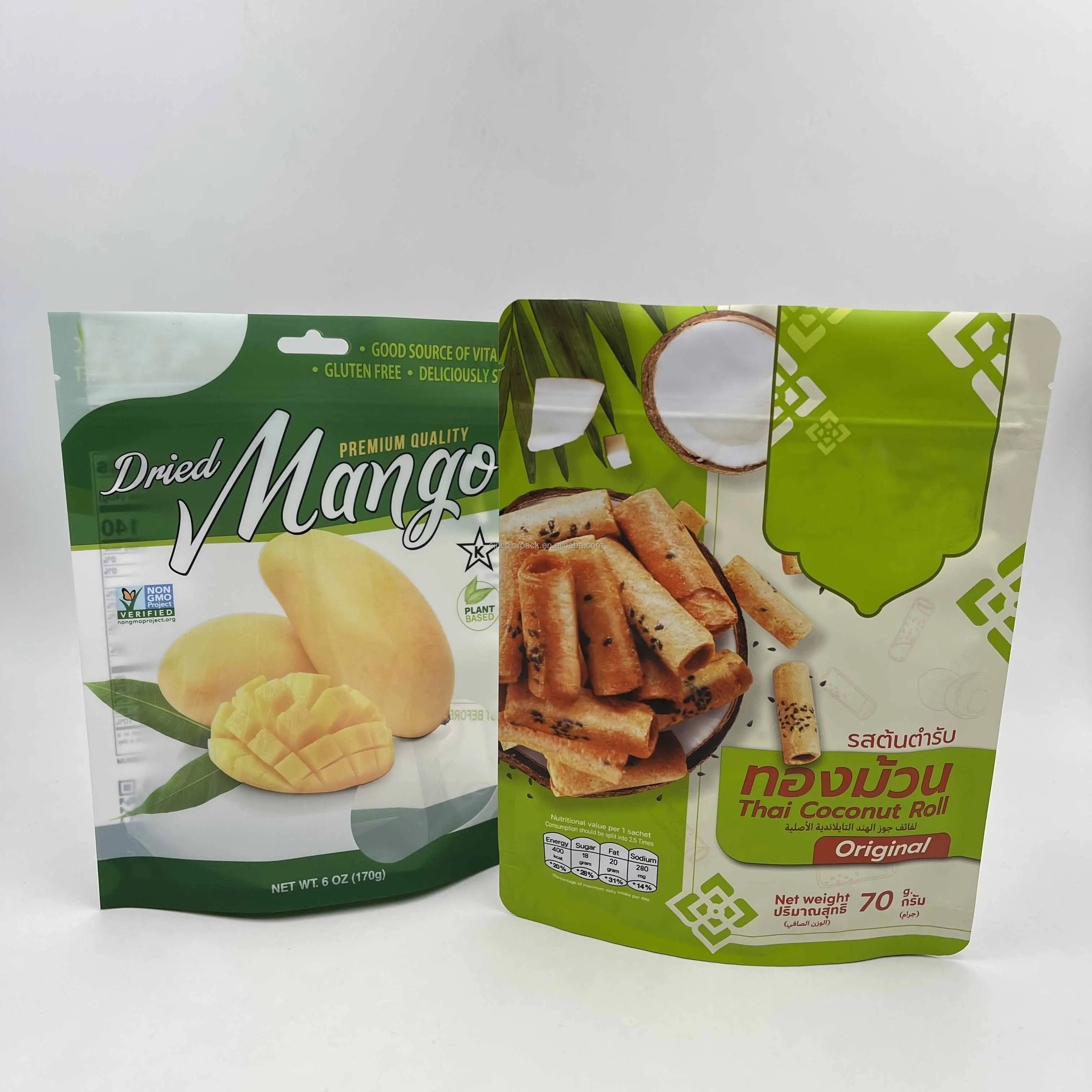 Custom Shape Mylar Doypack Stand Up Pouch Packaging Storage Food ...