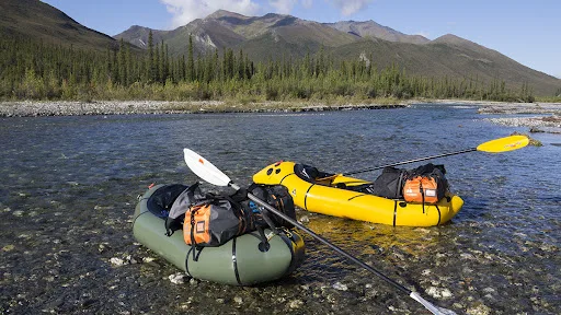 Yellow Lightest Adventure Inflatable Backpack Raft Packraft Boat with ...