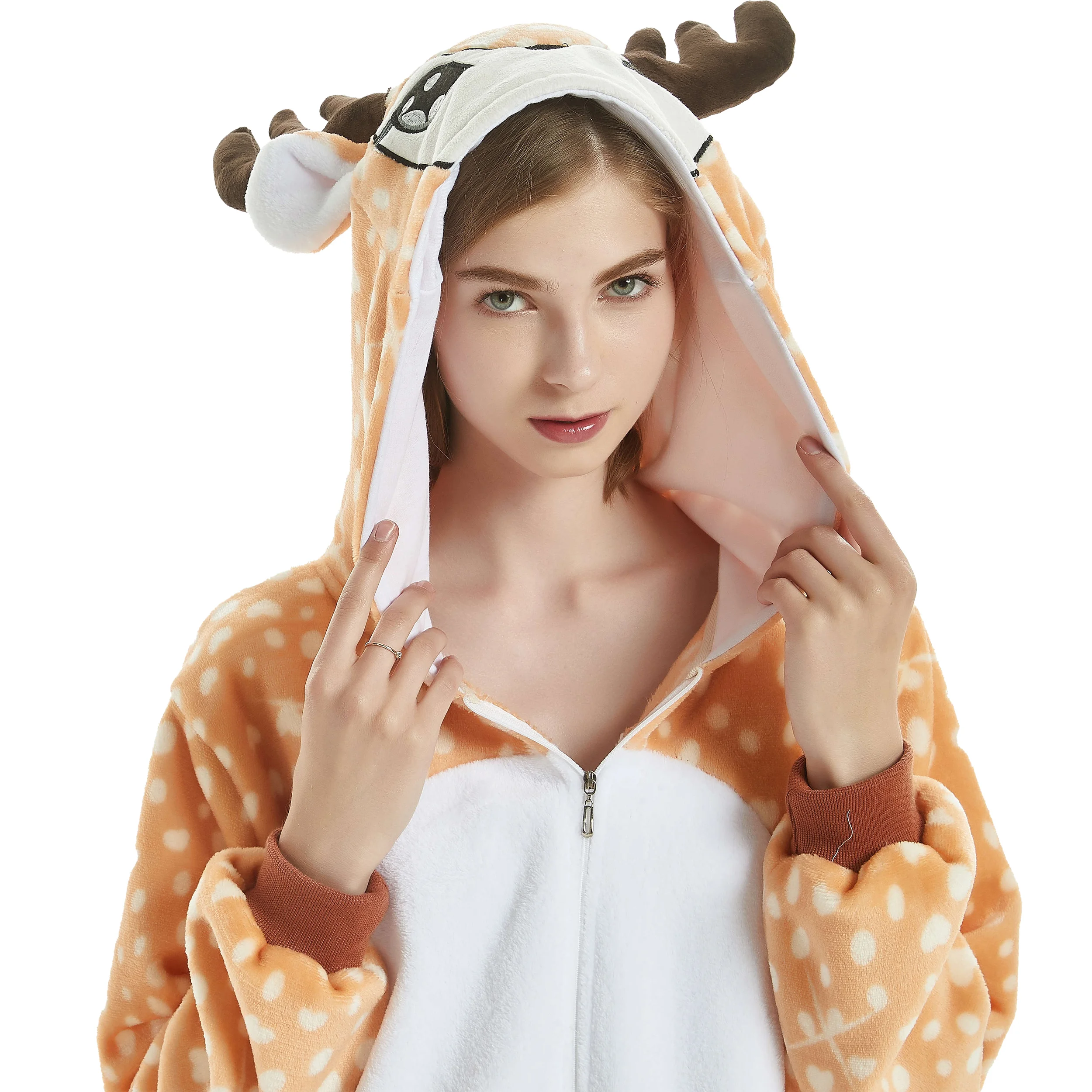 Wholesale Adult Animal Cartoon Onesie Pajamas Costume Plush Flannel ...
