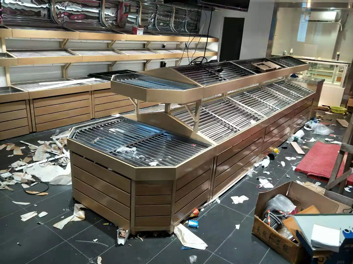 Banana Display Racks - Efficient Fruit & Vegetable Storage