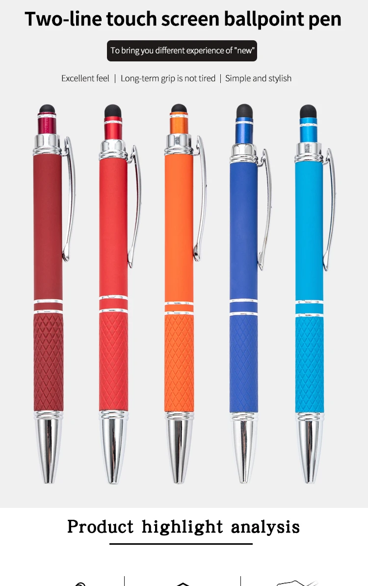 Wholesale Multicolor Custom Stylus Pens - Ecofriendly