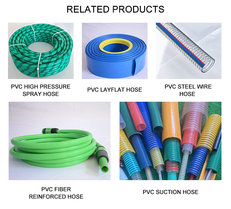 5 Layers PVC Air Compressed Hose High Pressure Fiber Reinforcement Hose ...