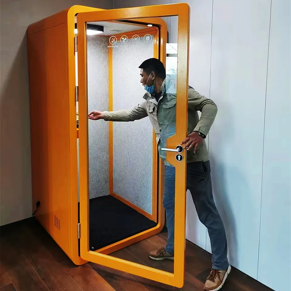 Modern Single Person Work Pod - Privacy & Acoustic Quality