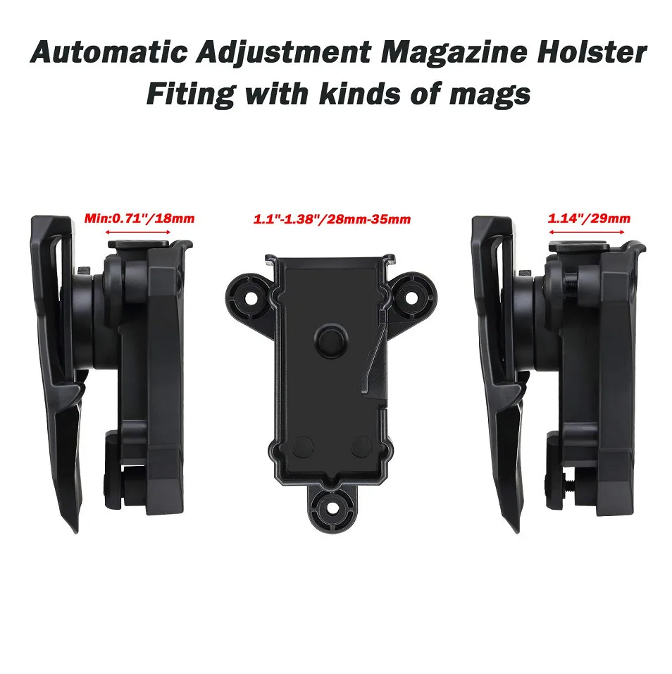 Universal Single Magpouch - Tactical Polymer Magazine Pouch Holder