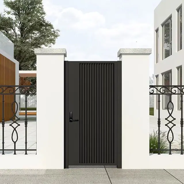 Simple Garden Gate Design Sliding Gate Roller Wheel Gates For Houses ...