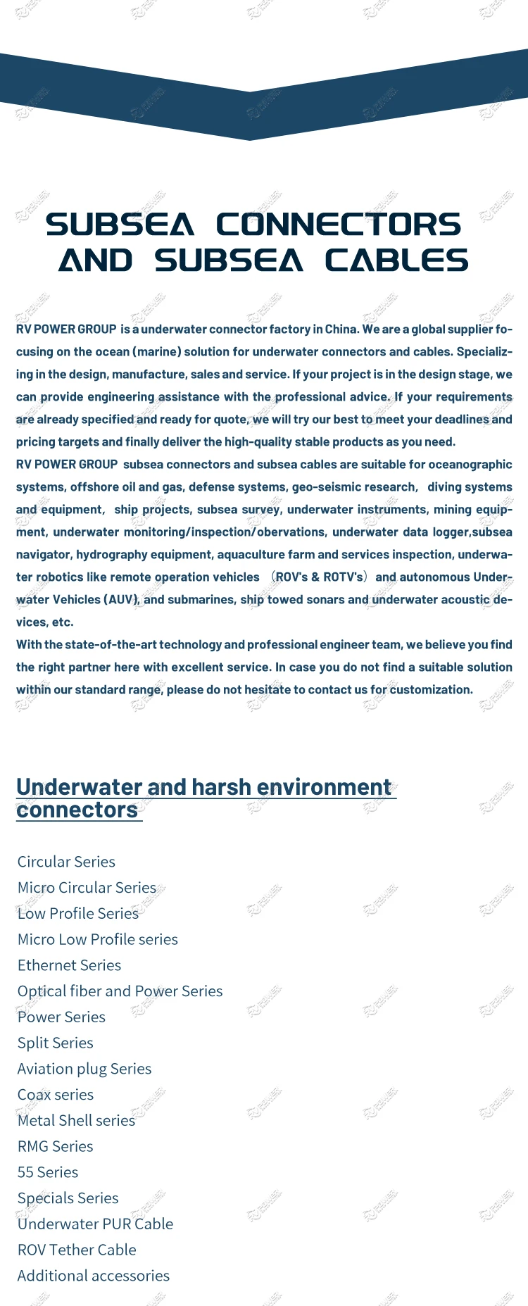 Aviation Plug Subsea Equipment Male Female Customized Subconn Split ...