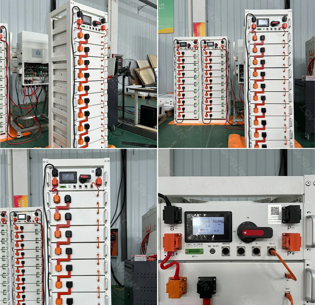 BMS Rack Mounted 50kwh 60kwh High Voltage Rechargeable Batteries 512v ...
