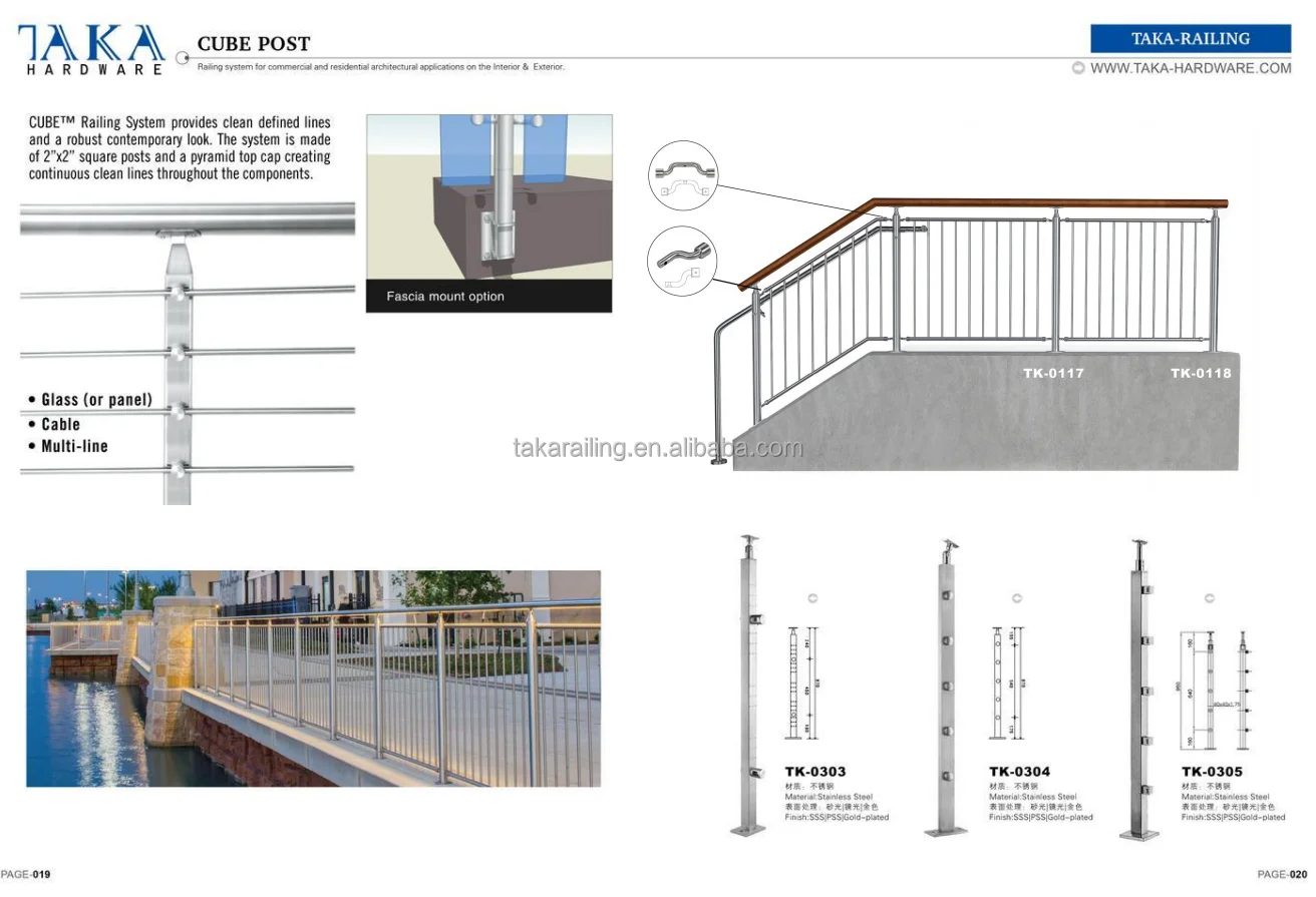 Stainless Steel Pipe Handrail Railing - Durable & Stylish