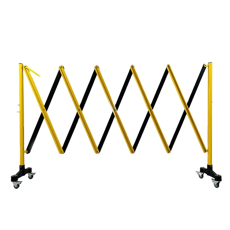 Road Safety Aluminum Fence Retractable Sliding Barrier Zinc Steel ...