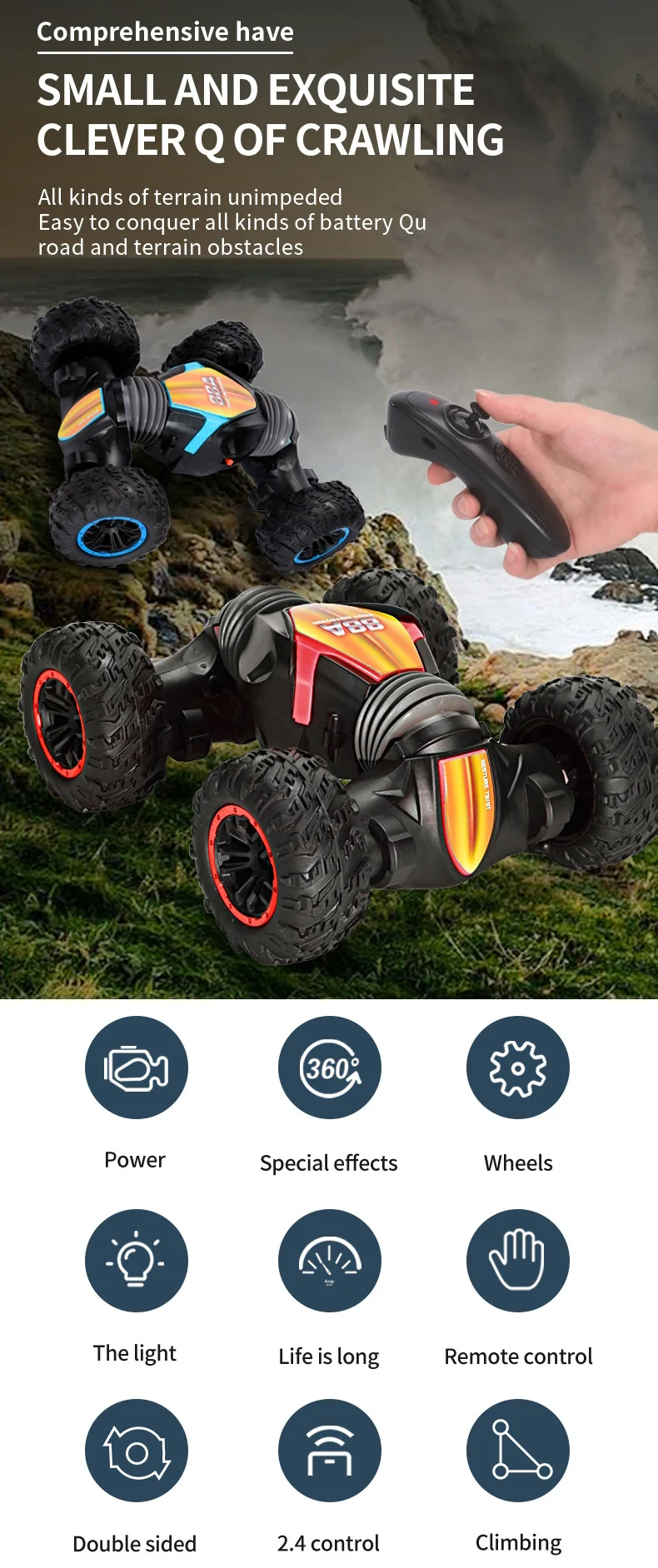 Gesture Sensor Mini RC Twist Car - Fun & Skillful Play