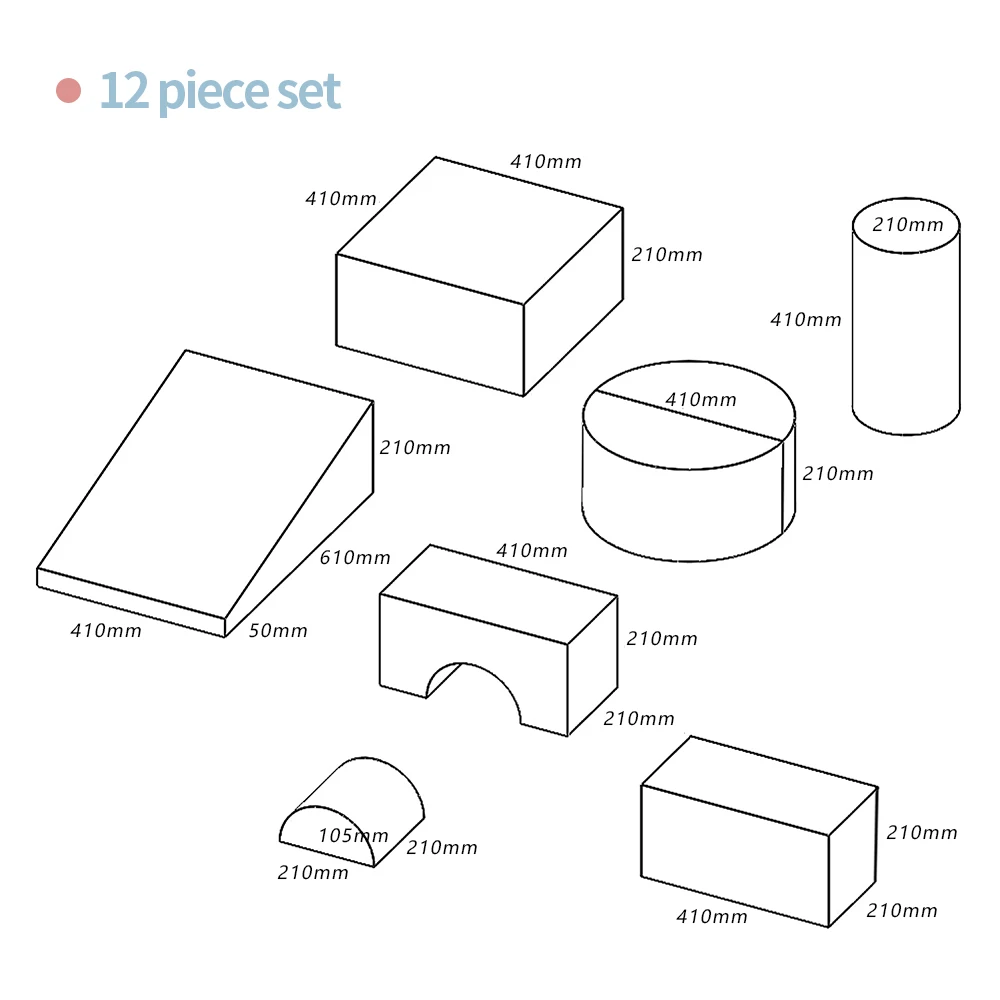 Modular Foldable Sofa - Adjustable Hardness for Kids
