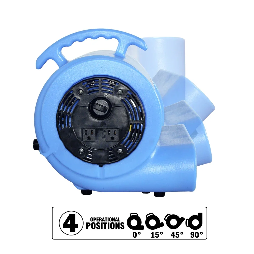 1/4 HP 4000cfm Polar Axial Blower Fan with High Velocity Air Mover for ...