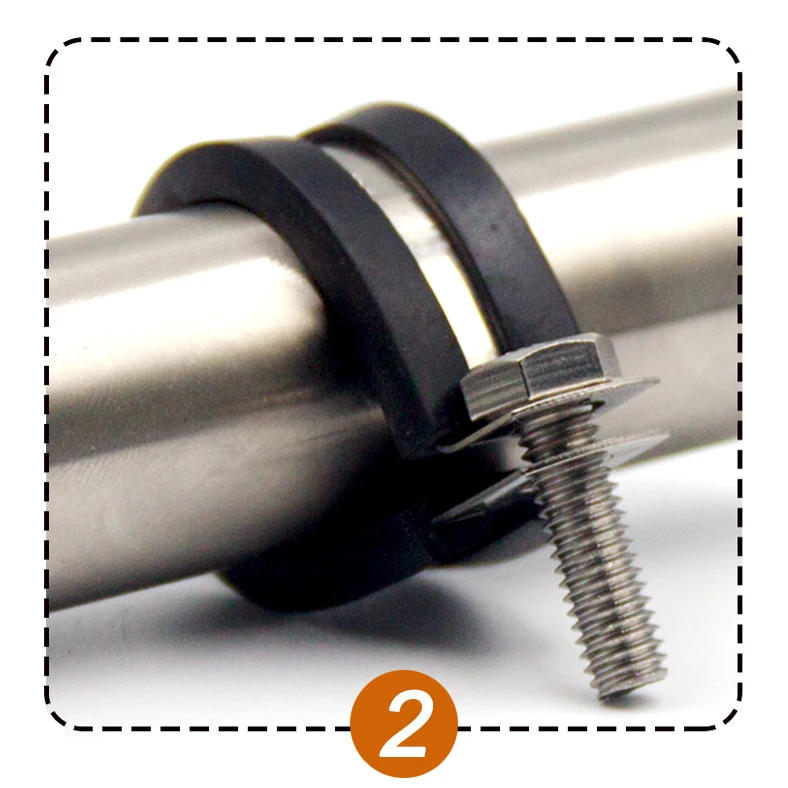 R Type Stainless Steel Cable Clamps - Durable & Versatile