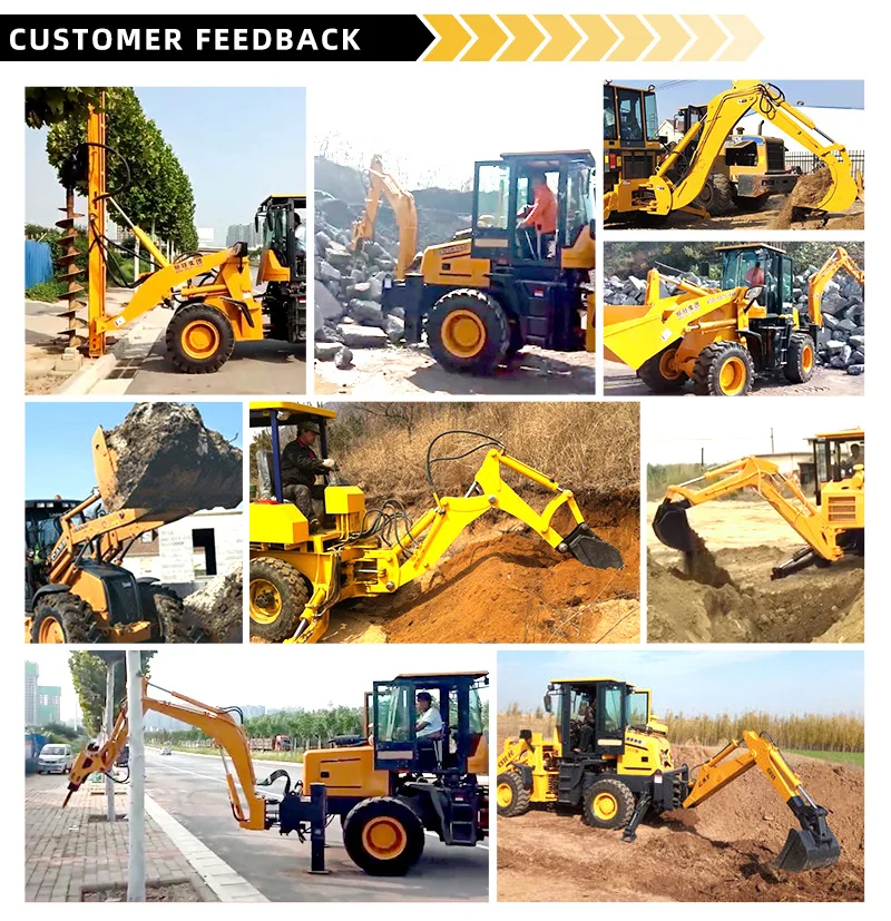 Mini Tractor Towable Backhoe Loader - Efficient Earth-moving