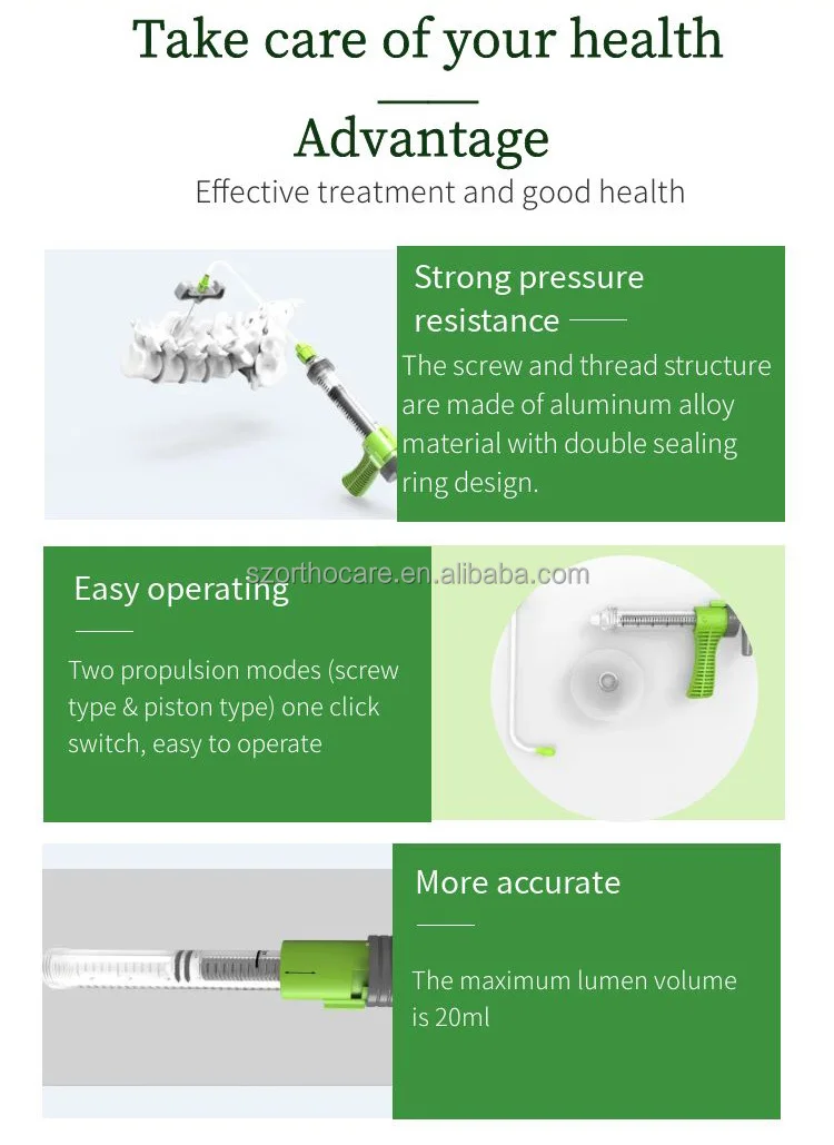 Orthocare Bone Cement Injector - Precision Surgical Instrument