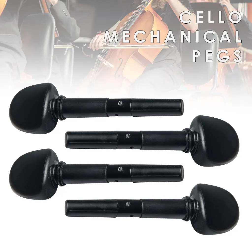 4/4 3/4 Finetune Geared Cello Peg Set for Acoustic Cello