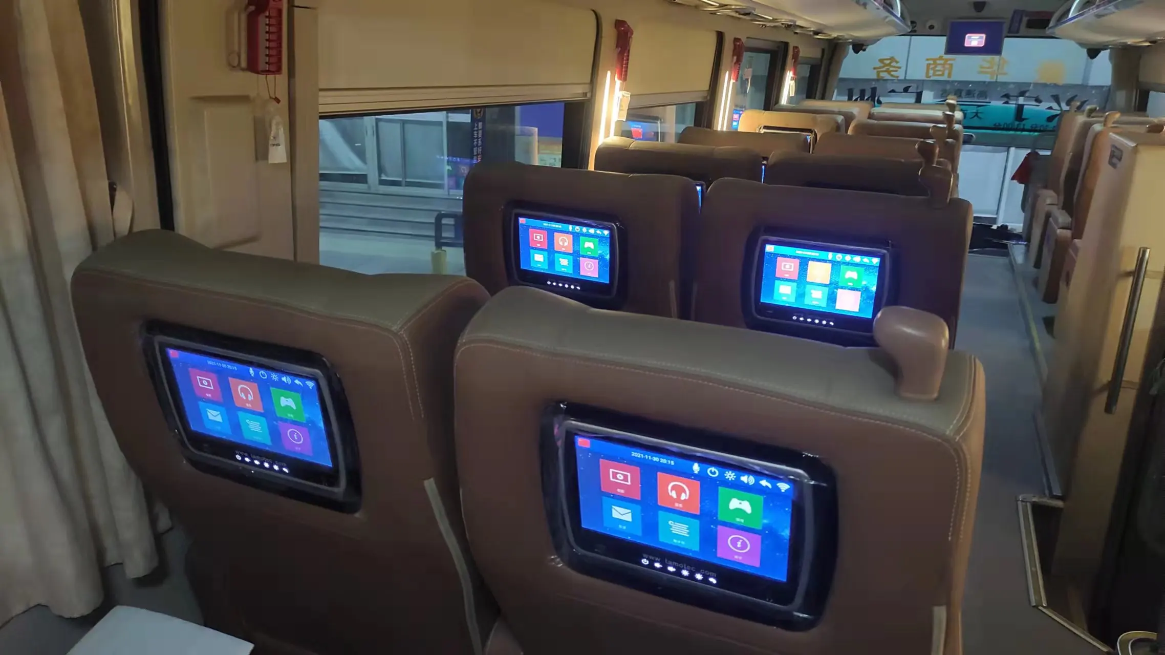 10.1inch Bus Entertainment System Vehicle Display With 16 Languages ...