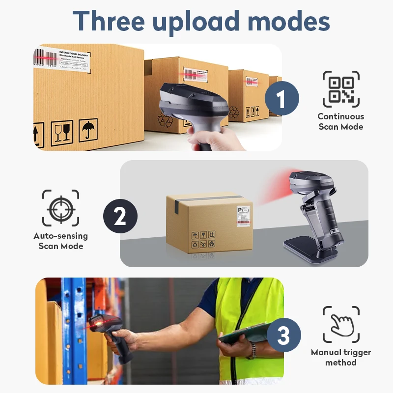 JR 2023 New Wireless Barcode Scanner SL3678-LWP Industrial Design ...
