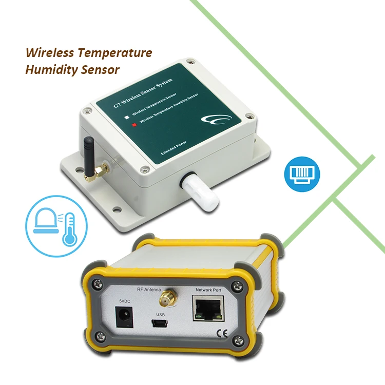 Analog 4-20mA and Digital RS485 Wireless temperature humidity control ...