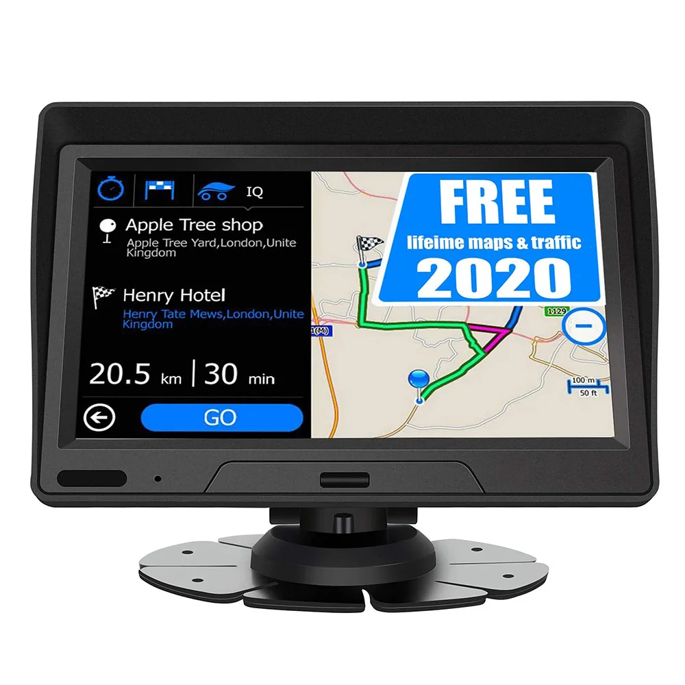 7" HD Touch Screen GPS Navigation - Free Maps & Wince 6.0
