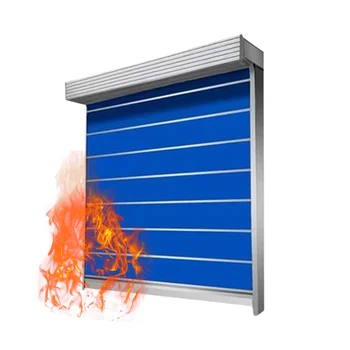 Fire Resistant Automatic Fabric Roller Shutter Door Fireproof Roll Up ...
