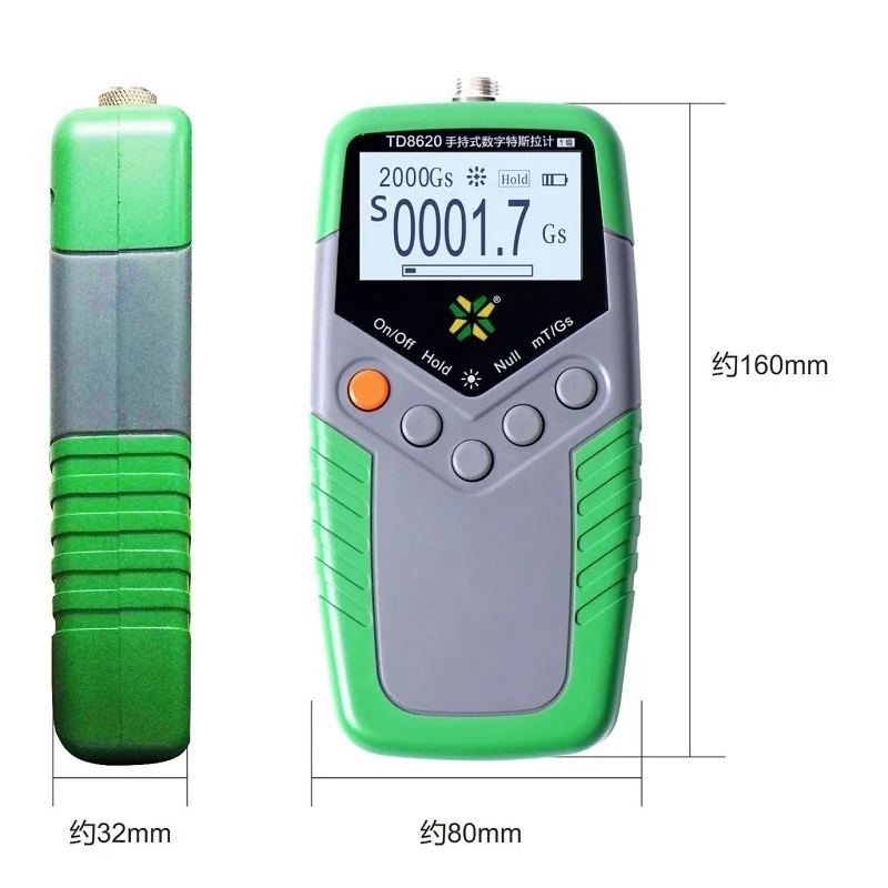 Portable Gauss Meter Td8620td8620-level 2 Precision Fluxmeter ...
