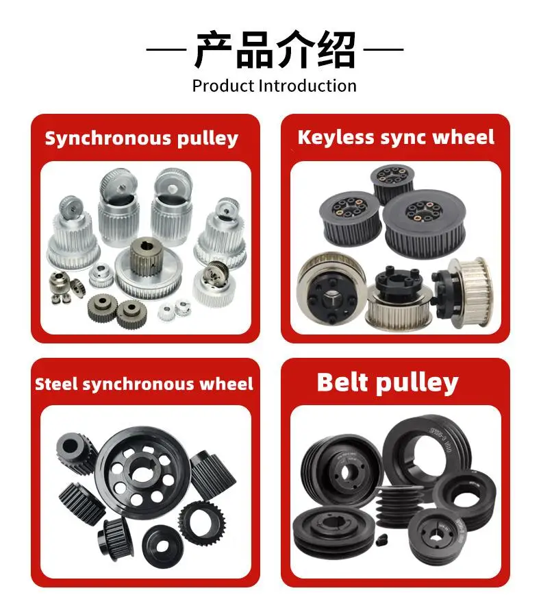 Customized Aluminum Synchronous Belt Pulley Synchronous Belt Pulley ...