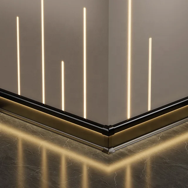 Plinthe à LED plinthe en aluminium avec lumière LED plinthe en ...