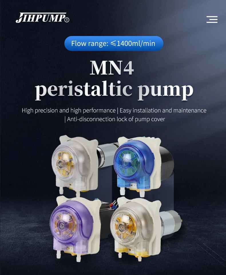 Jihpump Laundry Detergent Dispensing Chemical Peristaltic Pump 24v Gas Smoke Water Cooling ...
