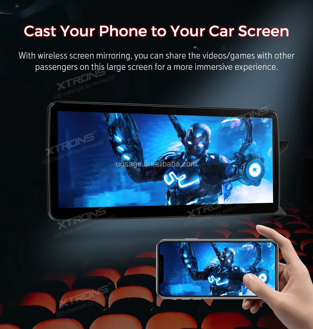 XTRONS 12.3" Android 13 Octa Core Radio for Mercedes Benz C Class W204