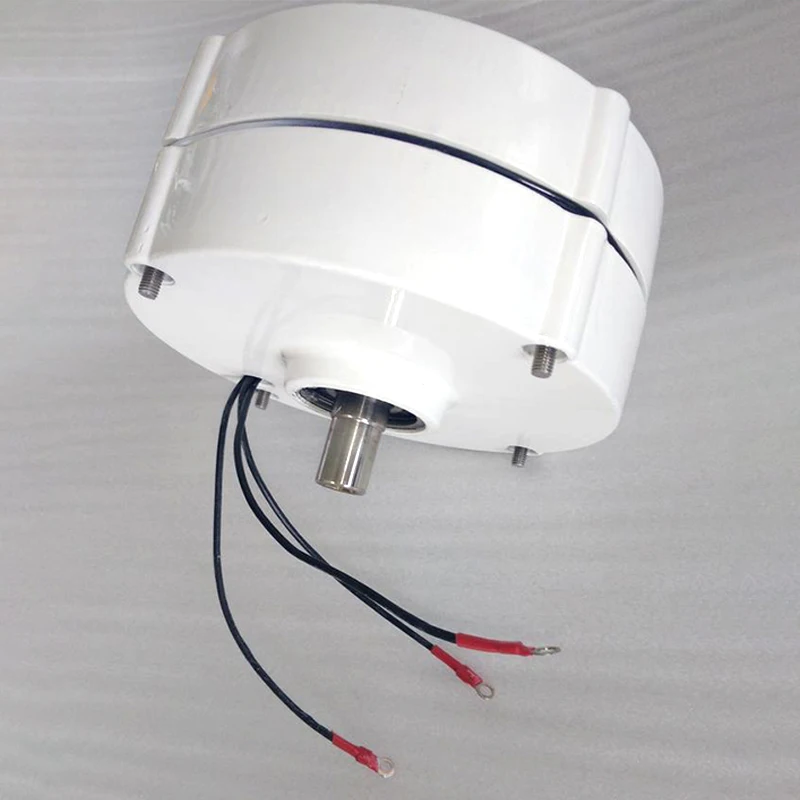 200w 12v 24v Three-phase Low Speed Wind Turbine Alternator Permanent ...