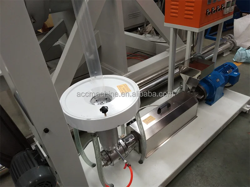 Lab Scale Polythene Plastic Film Blowing Machine - Mini Type
