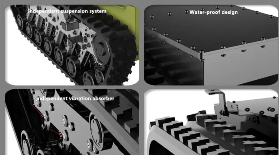Security Robots Patrol Stair Climbing Tank Track Chassis - Buy Robot ...