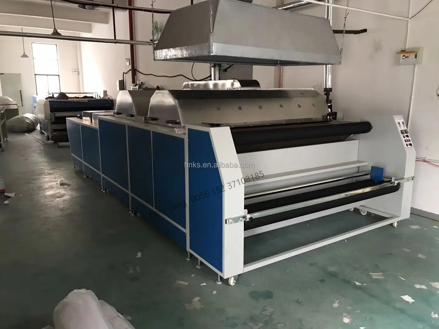 Fabric Drying And Heat Setting Finishing Shrinking Inspection Machine ...