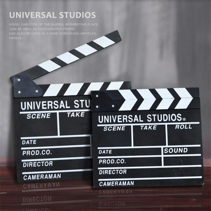 Custom Wooden Director Movie Scene Clapboard Tv Video Clapperboard Film ...