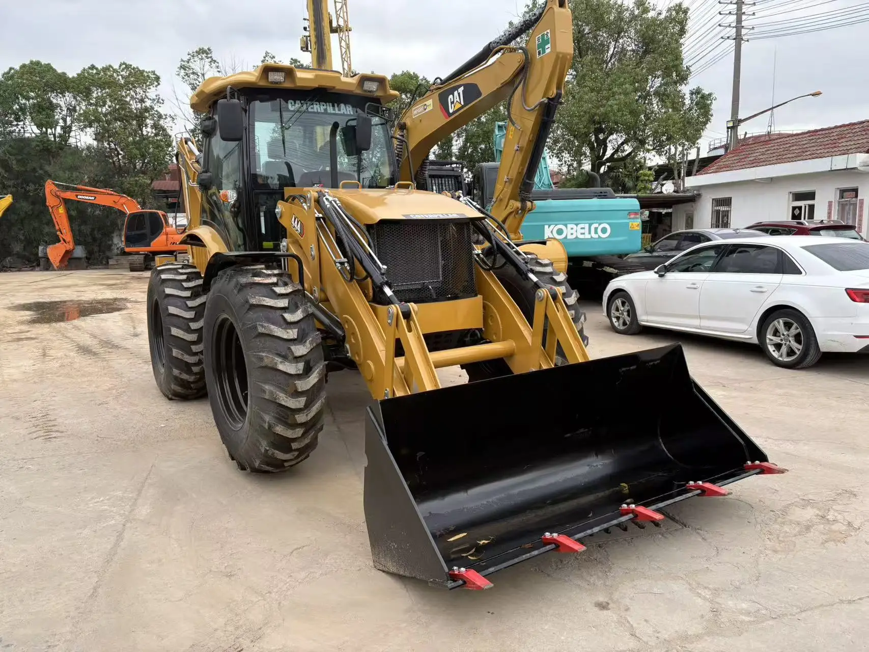 Caterpillar CAT 444 Backhoe Loader Excavator Brand New Caterpillar 444 ...