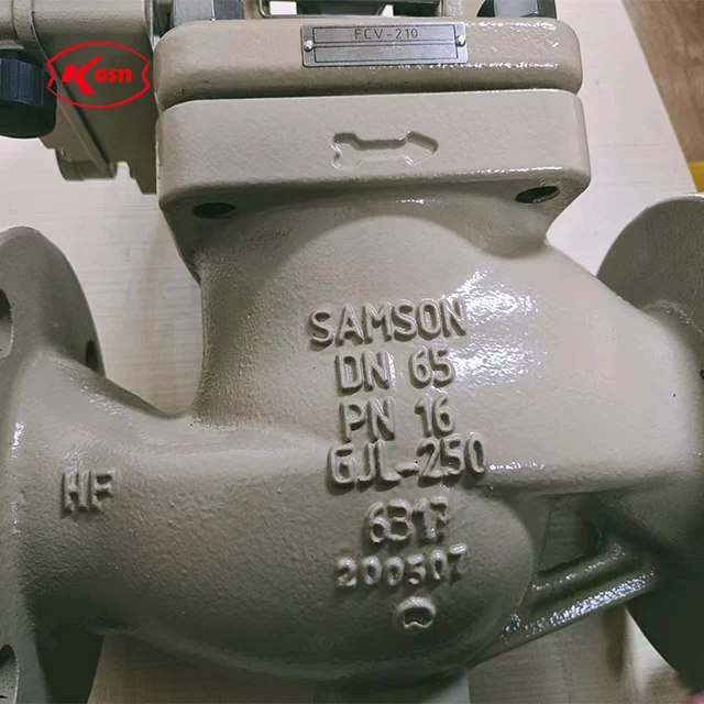 Samson 3241 Global Control Valve with 3271 Actuator & 4763 Pressure ...