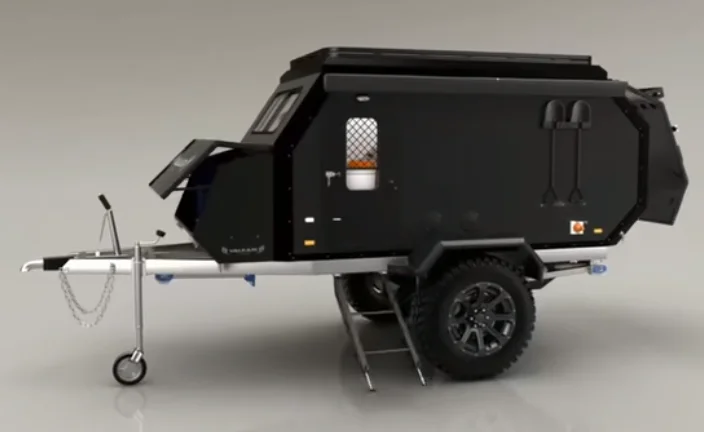 Customized Mobile Travel Trailer Portable Camping Camper Trailer ...