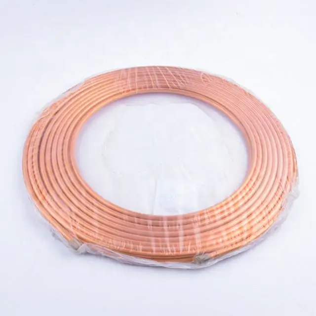 Refrigeration Copper Tube Coil Copper Pipe 3/8 1/4 Air Conditioner ...
