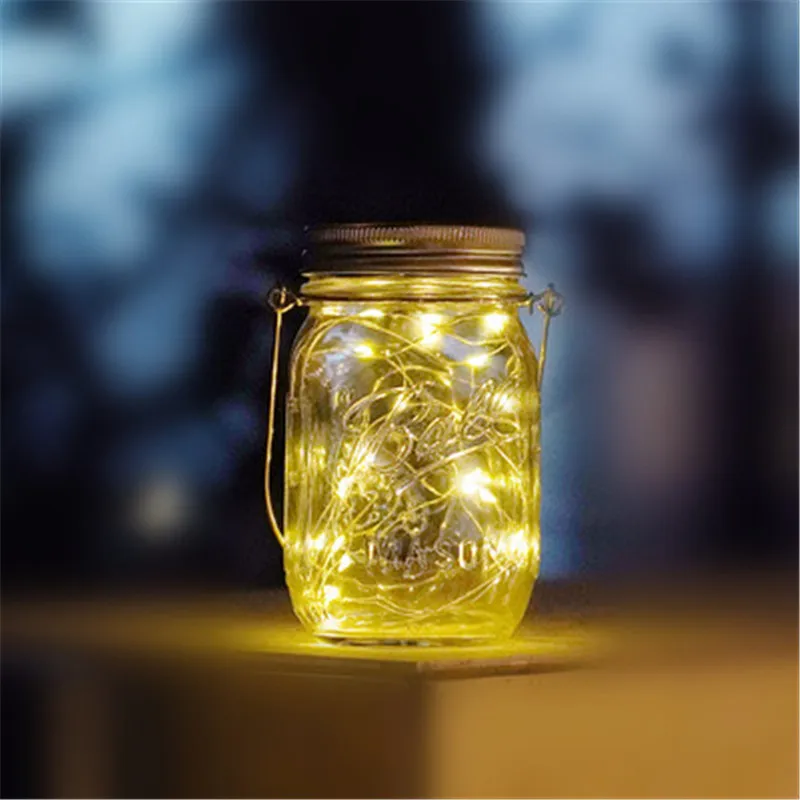 Alibaba.com: LED Solar Firefly Wishing Light Glass Mason Jar, IP65 ...