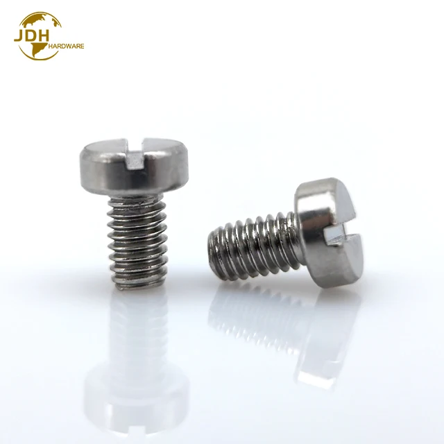 Din84 M 1,4 X3 Grade 4,8 Carbon Stahl Geschlitzte Runde Kopf Schraube - Buy Slotted Screws M4 X6 ...