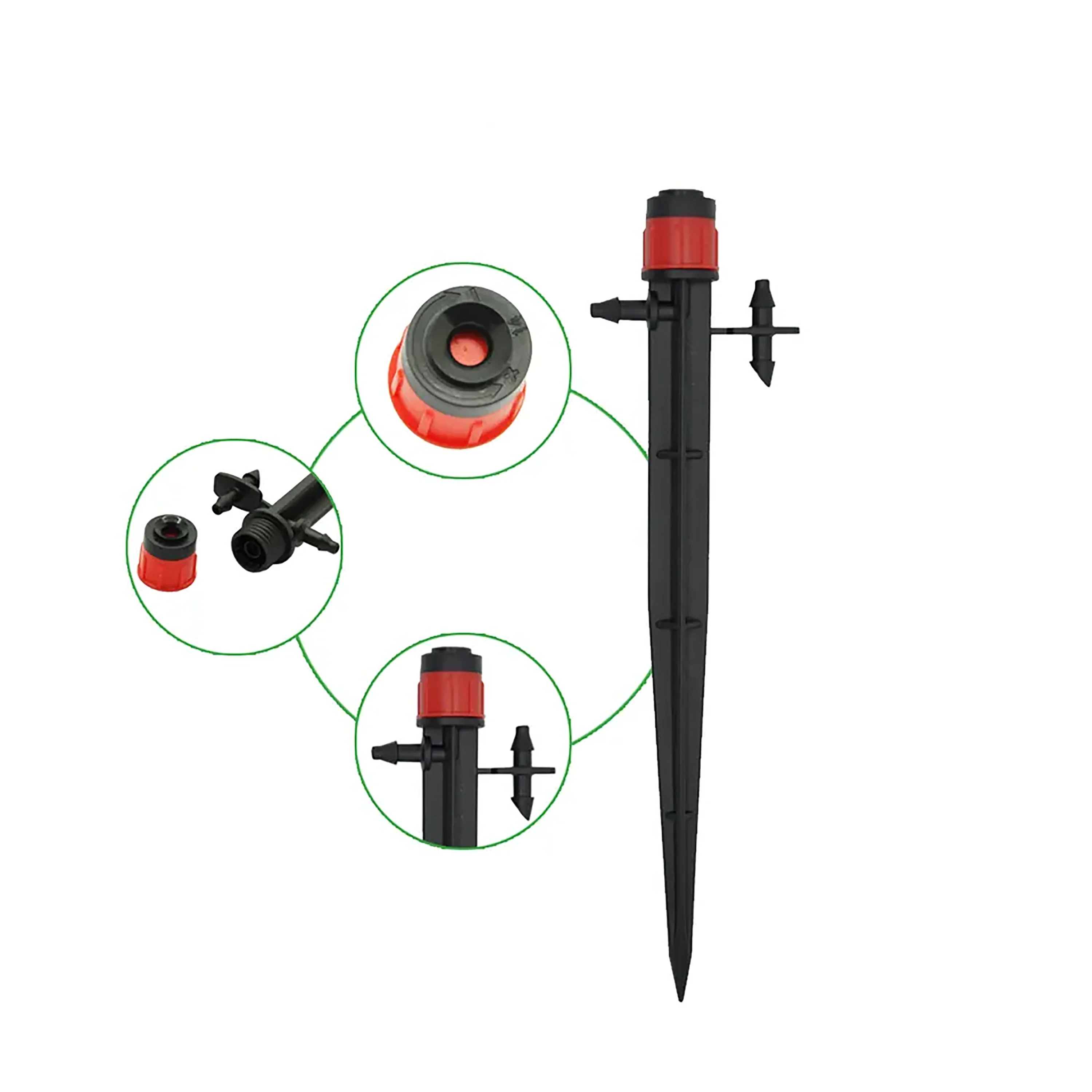 Micro Bubbler Drip Irrigation Adjustable Emitters Stake Water Dripper ...