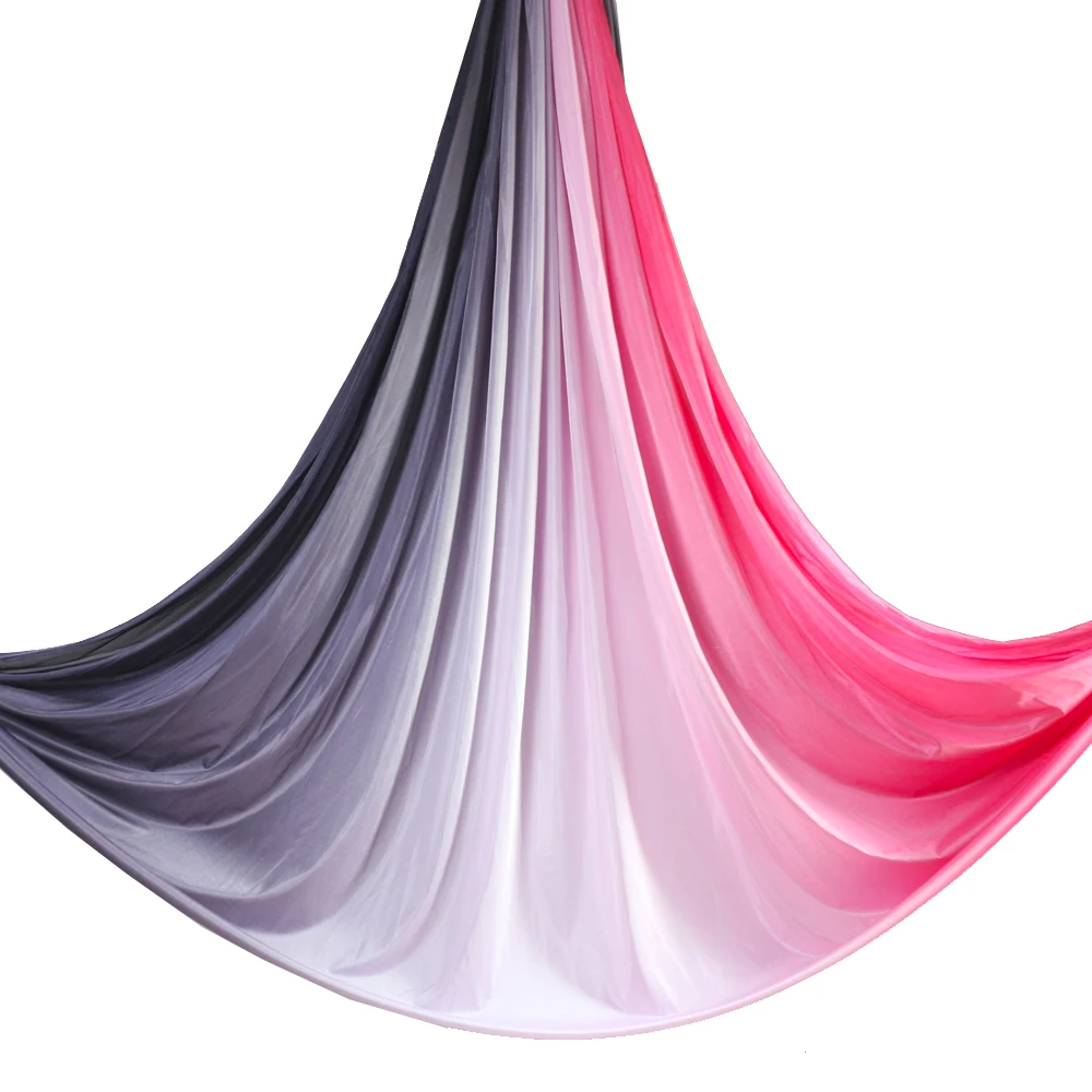 20 Colors 5m Professional High Quality Stretch Air Flying Yoga Hammock Silk For Aerial Yoga ...