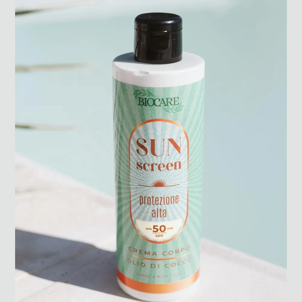 SUN SCREEN High Protection 50 SPF Suitable for Very Light and Sensitive ...