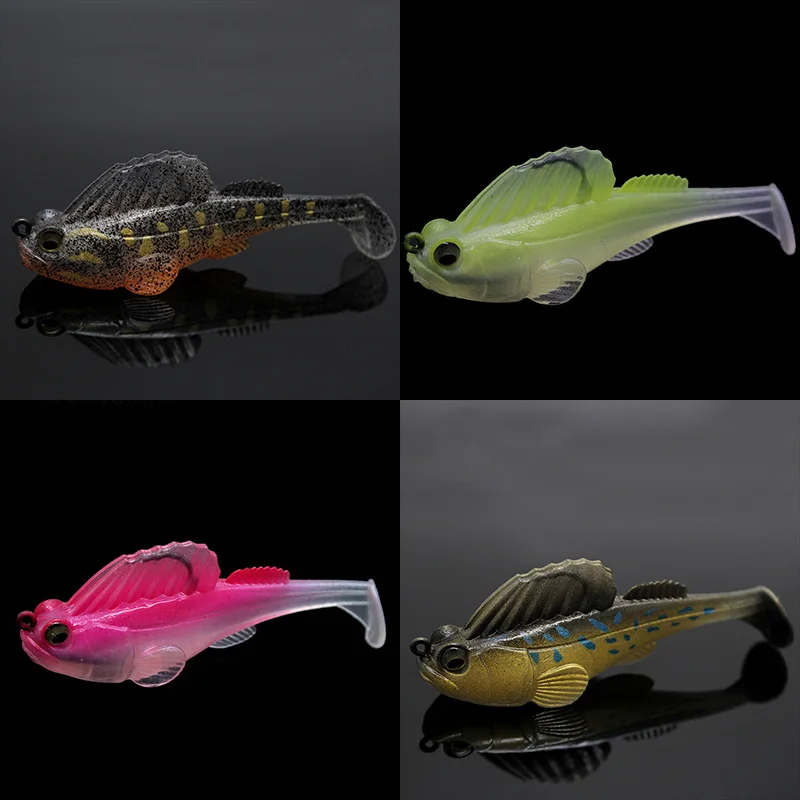 Hot Sales 55mm 80mm Dark Sleeper Soft Lure Fishing Luresfish Pike Bass ...