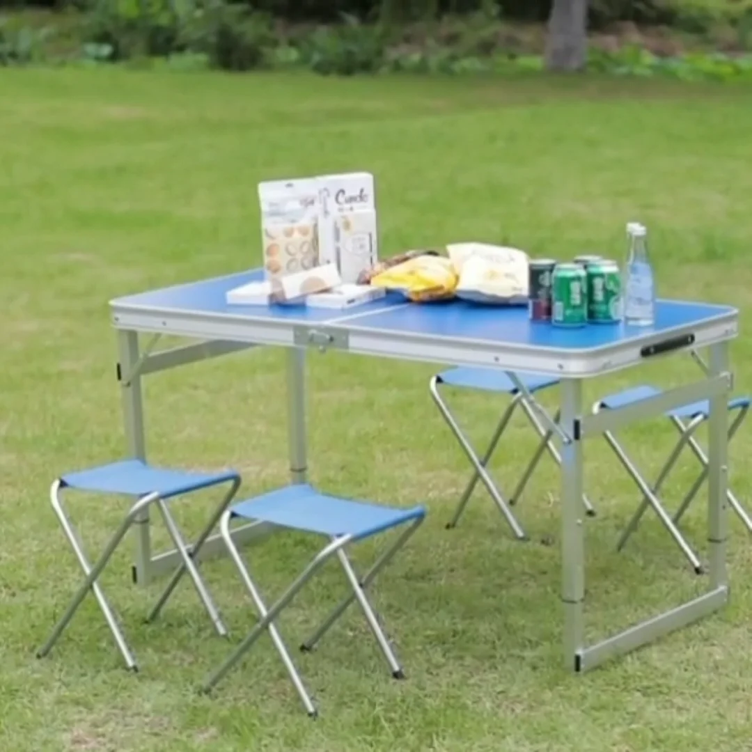 Collapsible Adjustable Table Outdoor Stalls Durable Portable Aluminum ...