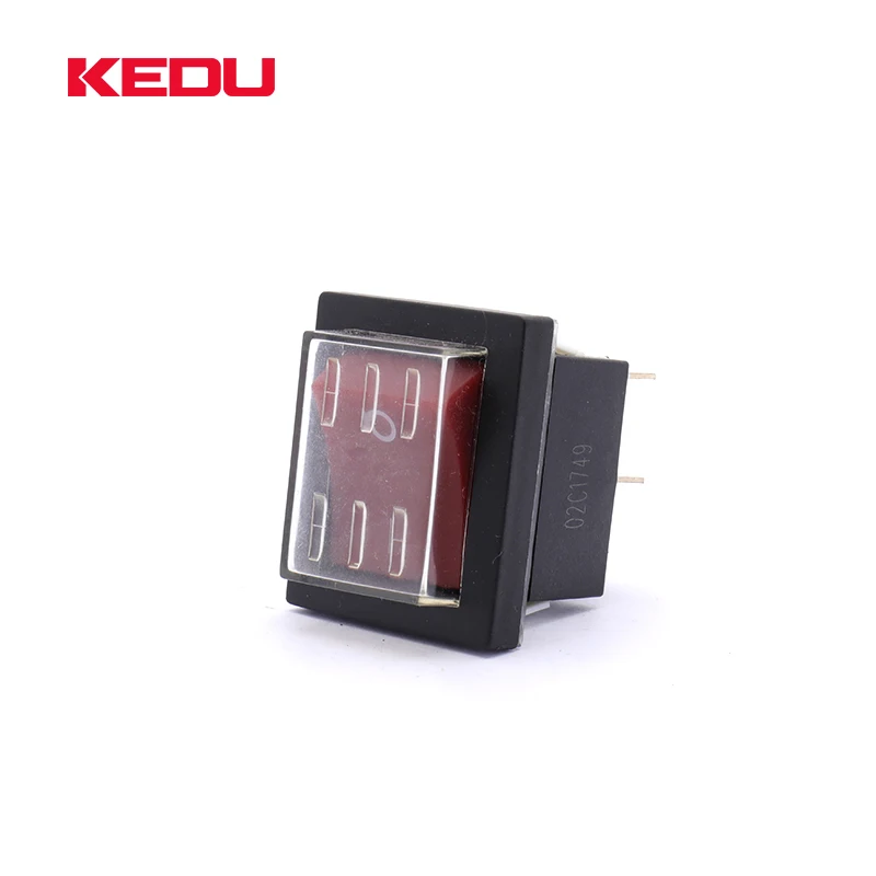 KEDU HY12-9-7 Rocker Switch - 250V 20A IP55 Waterproof