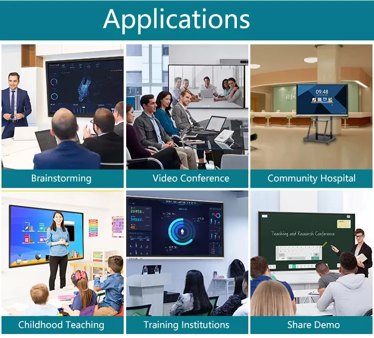 75inch 65 Inch Interactive 4k Smart Interactive Smart Board Interactive ...