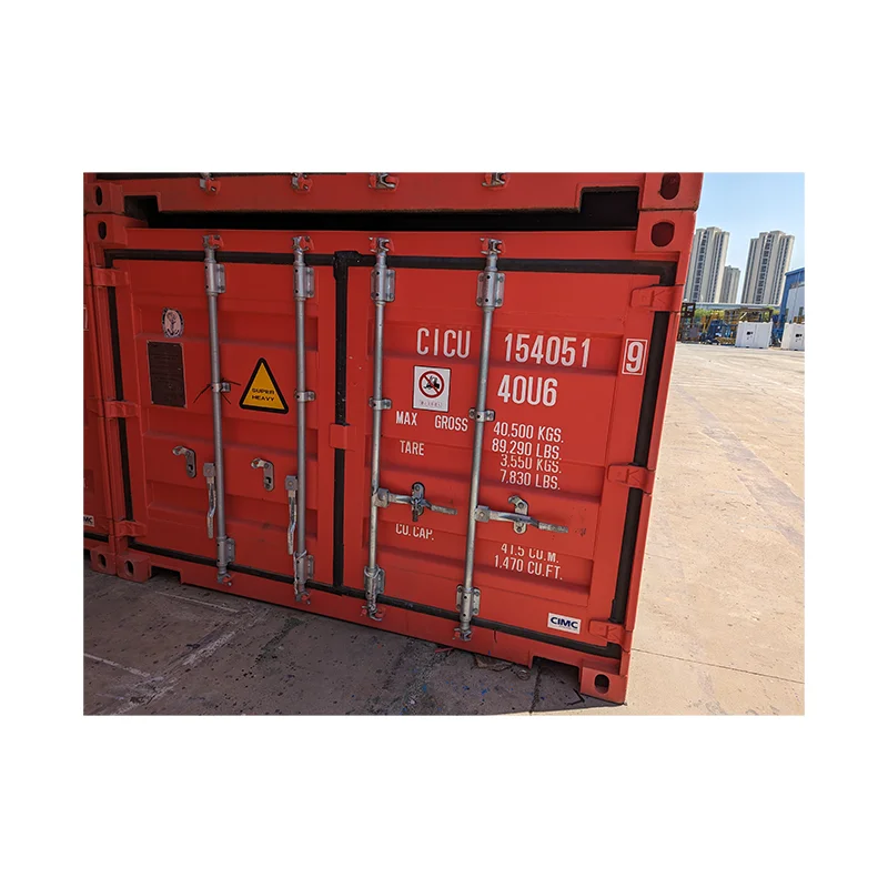 40ft Hard Open Top Dry Container Half Height Shipping Container On Sale ...