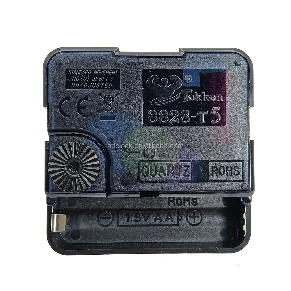 37 mm High Torque Clock Movement Super Long Shaft Length 1.46 Inch ...